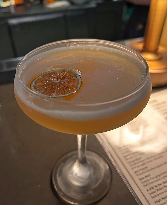 Their cocktail program doesn't just serve drinks; it crafts liquid stories garnished with dehydrated citrus and a side of conversation.