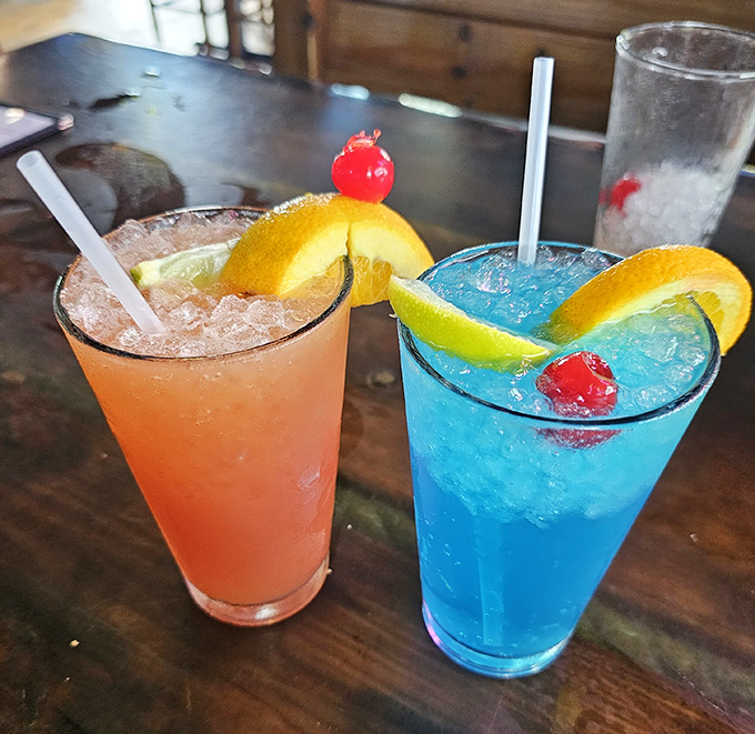 Tropical drinks that taste like vacation in a glass. One sip of these colorful concoctions and you'll swear you hear Jimmy Buffett in the background.