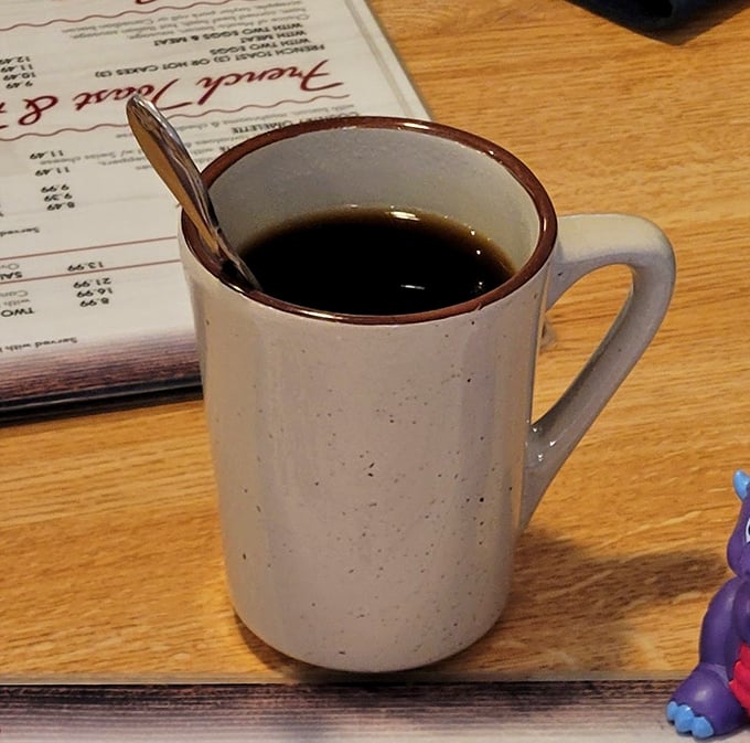 The humble coffee mug &ndash; steadfast companion to countless conversations, newspaper readings, and the contemplation of whether to order dessert. (Spoiler: always yes.)