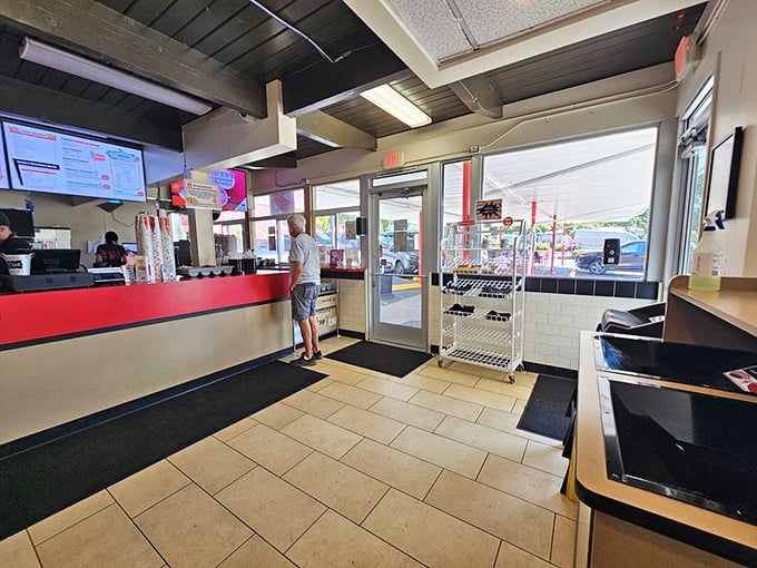 The ordering counter&mdash;that magical threshold where hungry wishes are spoken aloud and transformed into delicious reality.