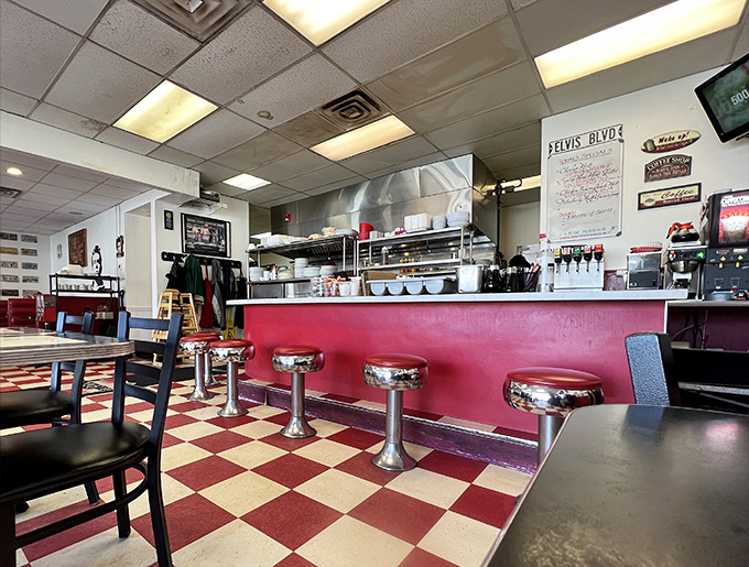 Those chrome counter stools have supported generations of diners. If they could talk, they'd tell you to order the gyro.