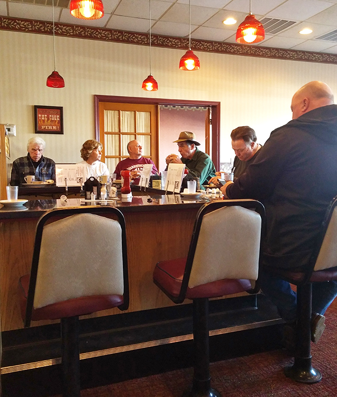 The counter&mdash;where regulars exchange more local wisdom over coffee than you'll find in any Gettysburg guidebook ever printed.