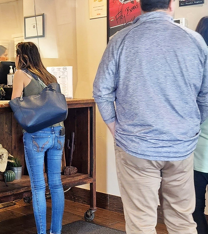 The ordering counter &ndash; where culinary dreams come true and strangers become friends united by their quest for exceptional fry bread.