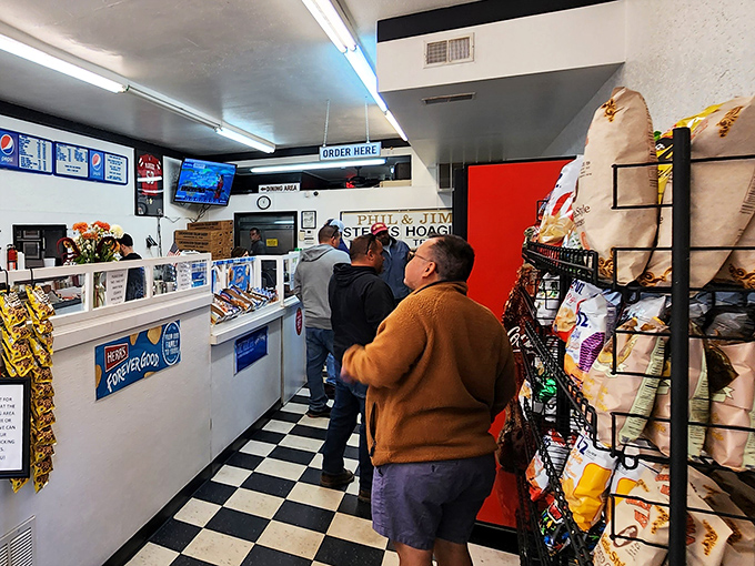 The lunch counter ballet&mdash;customers patiently waiting their turn for sandwich nirvana. Some treasures are worth the wait.