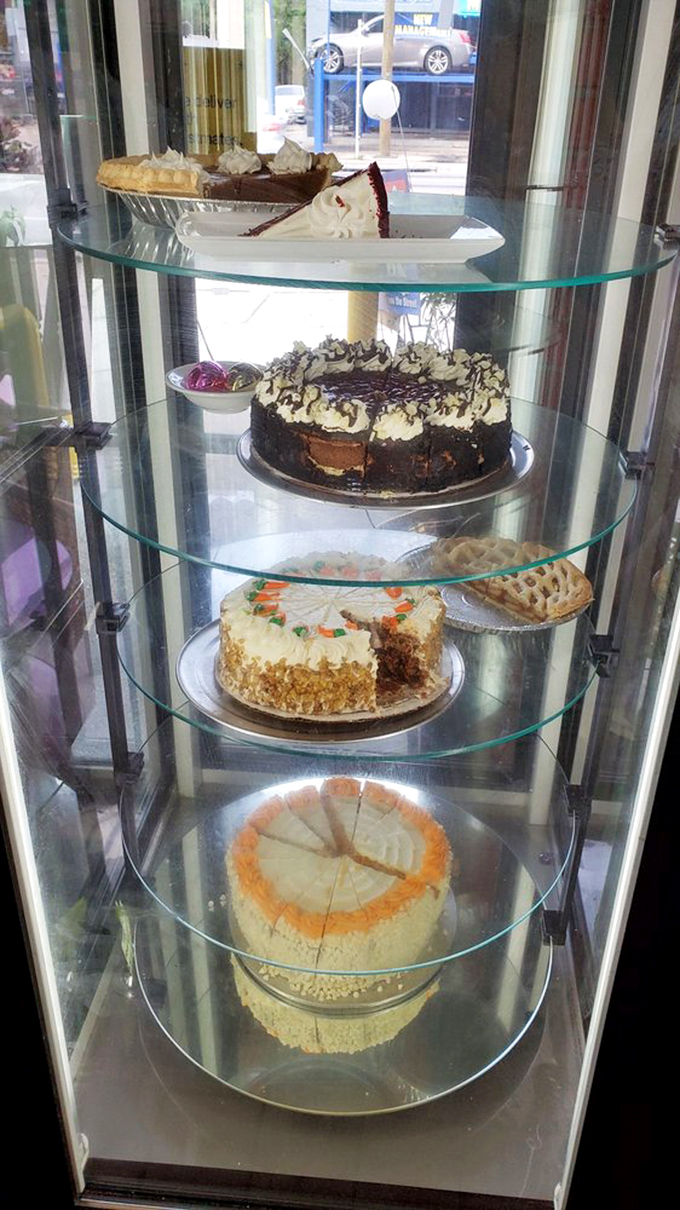 The dessert case&mdash;where willpower goes to die and "I'll just have a bite" becomes the lie you tell yourself.