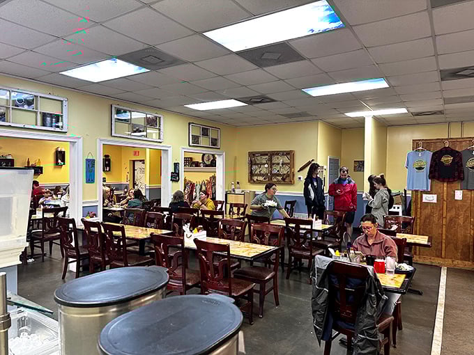 Even on weekday mornings, the restaurant hums with locals and travelers who've discovered this hidden gem. The secret is definitely out.