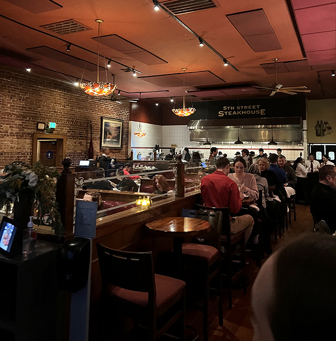 The warm glow of the dining room feels like a culinary hug&mdash;part elegant restaurant, part "welcome home" embrace.