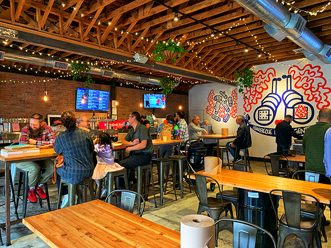 Where strangers become friends over the universal language of exceptional barbecue. Community tables encourage sharing stories and sauce recommendations.