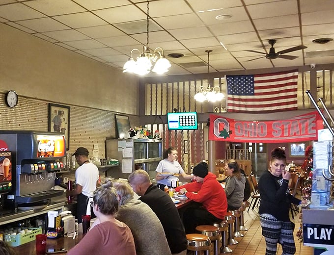The counter buzzes with locals who've made this their second kitchen &ndash; where everybody might not know your name yet, but they soon will.
