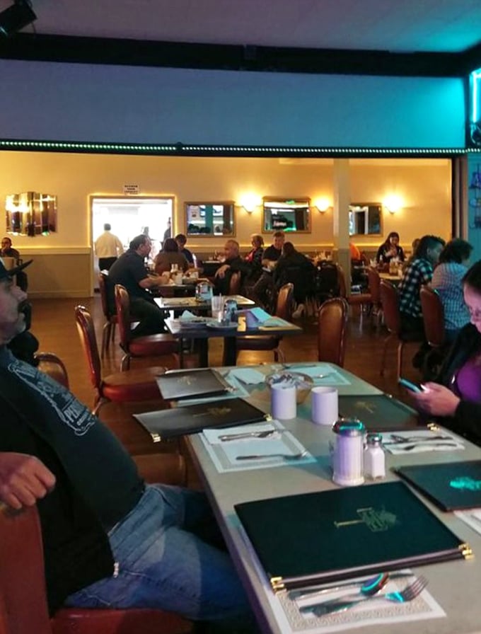 Where locals gather to share stories over hearty meals. The kind of place where conversations flow as freely as the coffee.