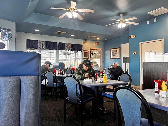 Where locals gather to solve the world's problems over plates of hash browns. These tables have heard more Central Valley stories than any history book.
