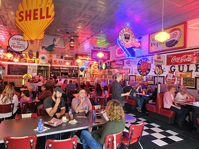 Where strangers become regulars and regulars become family. The weekend crowd at Mom's isn't just eating&mdash;they're participating in a cherished community ritual.