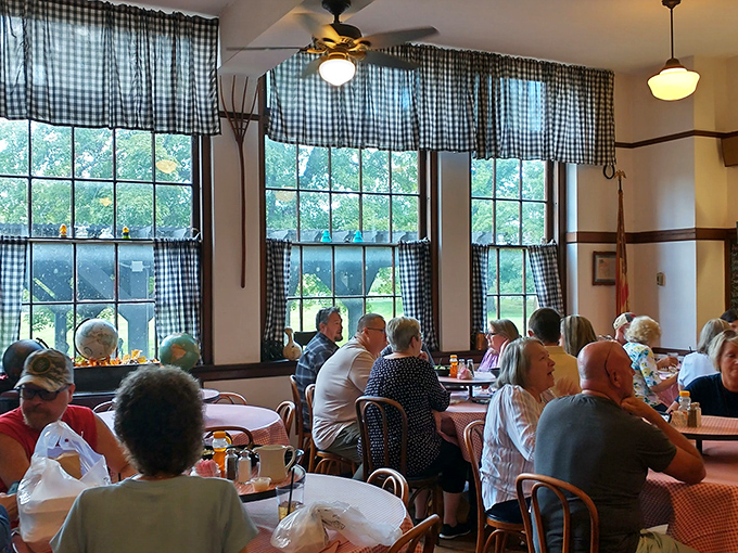 Diners packed in like it's the last day of school, except everyone actually wants to be here.