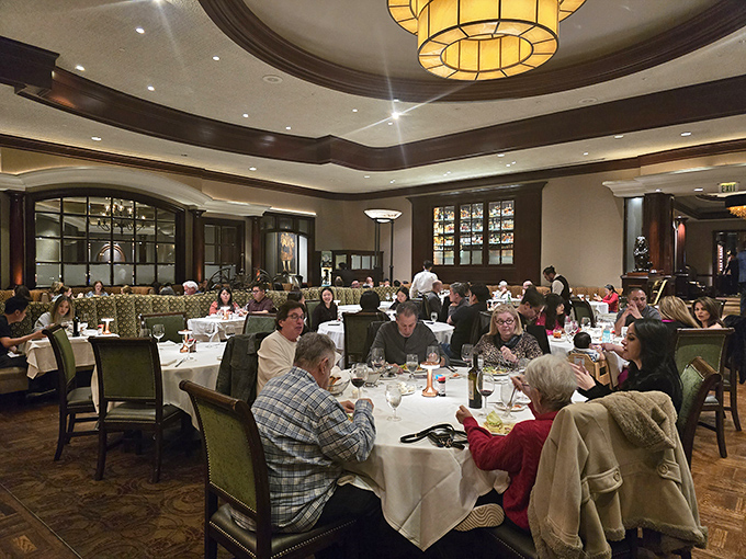 Another view of the dining room, where generations of Angelenos have marked milestones amid white tablecloths and attentive service.
