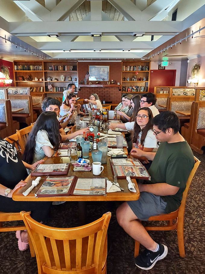Where strangers become friends over shared appreciation of enormous portions. The true California melting pot happens over breakfast.