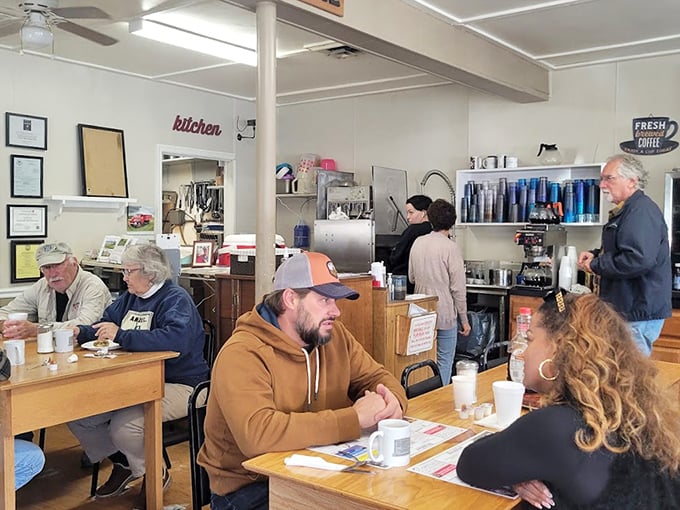 Where strangers become regulars and regulars become family. The real social network happens over coffee mugs, not smartphone screens.