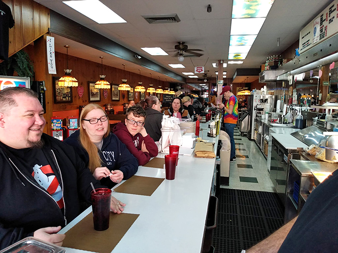 The counter where strangers become neighbors and regulars become family. More connections have been made here than on dating apps.