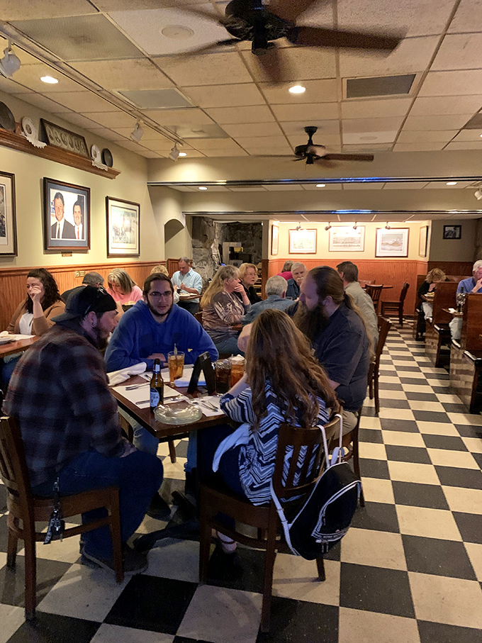 Where locals gather to solve the world's problems over good food. Notice nobody's looking at their phones&mdash;they're too busy enjoying actual human connection.
