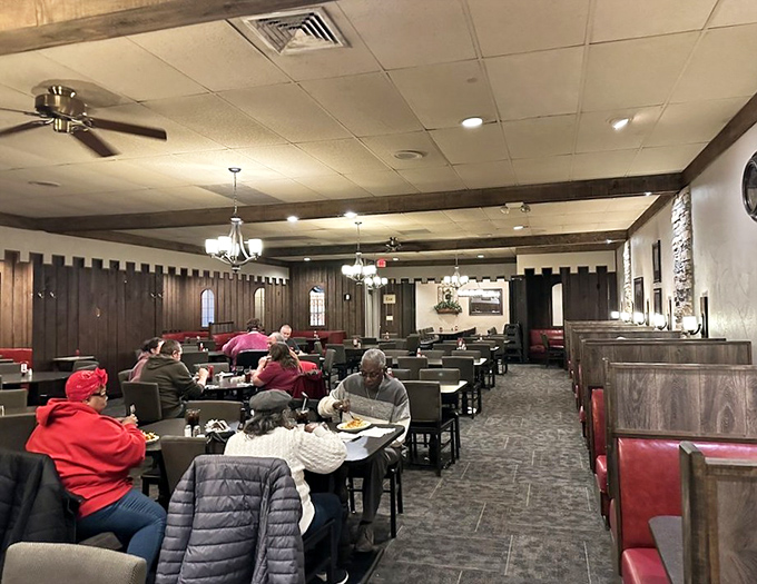The dining room fills with regulars who've been coming here since bell bottoms were fashion, not irony&mdash;a testament to consistency in an inconsistent world.