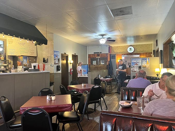 The dining room has that lived-in comfort that can't be manufactured&mdash;it's earned through decades of serving a community that keeps coming back.