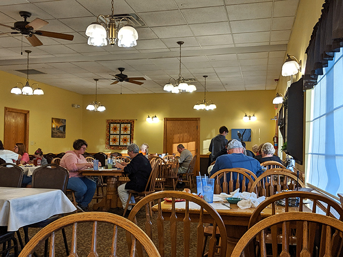 Where conversations flow as freely as the coffee, wooden chairs have witnessed generations of family meals and friendly catch-ups.