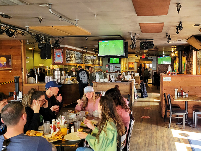 Where breakfast dreams come true and strangers become friends over plates of food that make you want to high-five the chef.