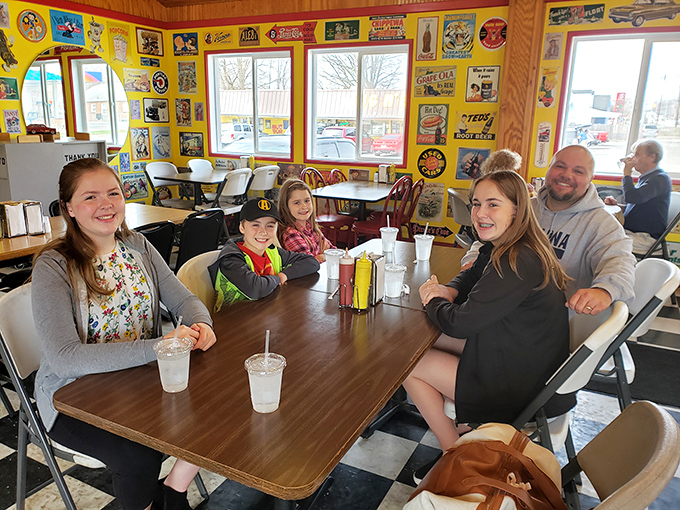 The dining area buzzes with multi-generational joy. Some traditions are worth preserving, especially when they involve root beer.