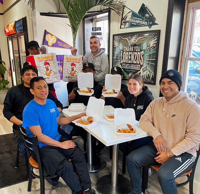 Happy faces tell the whole story better than any food critic ever could.