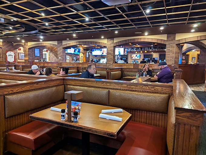 Where strangers become friends over shared tables and sports debates. These booths have witnessed celebrations, consolations, and countless clean plates.