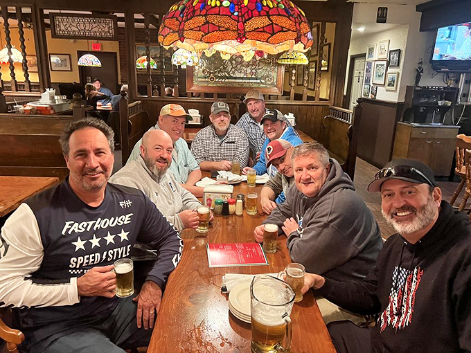 Good food brings good people together. These folks aren't just dining&mdash;they're creating memories that will outlast the Old Bay seasoning on their fingers.