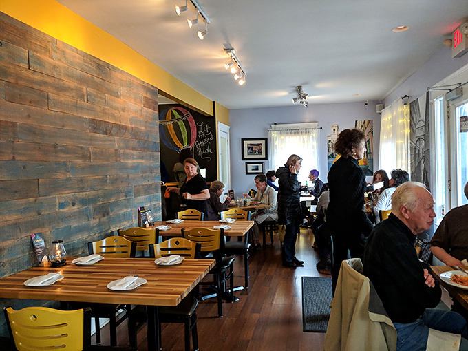 The dining room buzzes with the unmistakable energy of people having genuinely good meals rather than just Instagram opportunities.