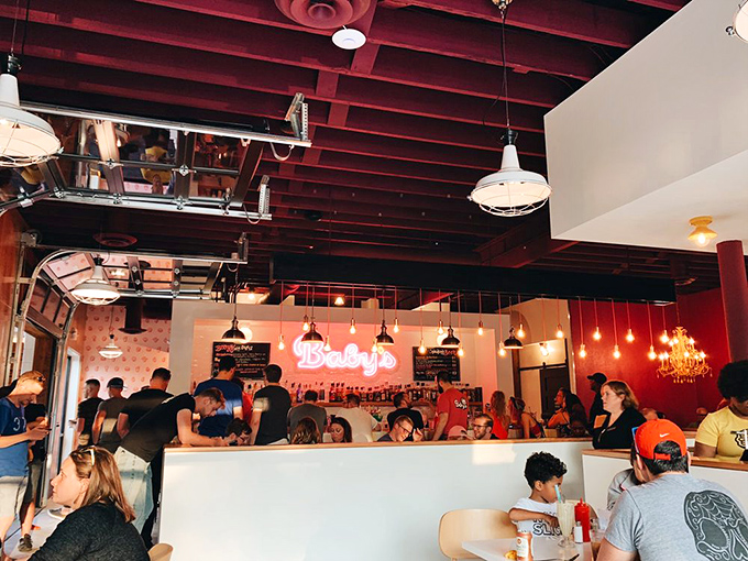 Even on busy nights, Baby's buzzes with energy that feels less like chaos and more like the best house party you've ever attended.