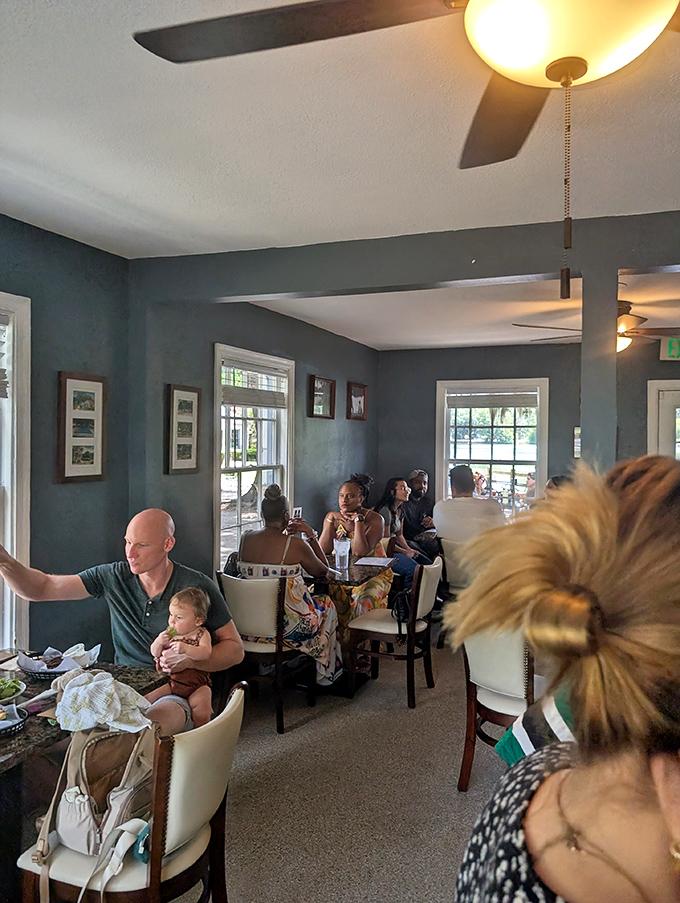 Where strangers become neighbors and neighbors become family &ndash; Leon's dining room has that magical quality.