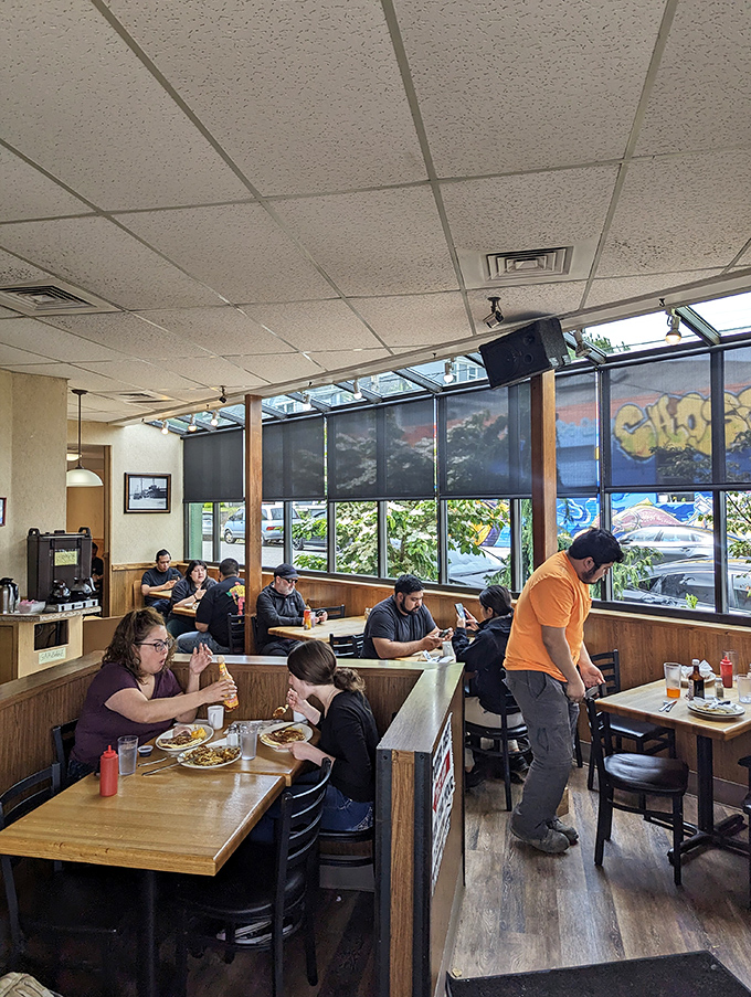 Where Portland's diverse crowd comes together over the universal language of good food. Morning, noon, or 3 AM&mdash;the ritual remains the same.