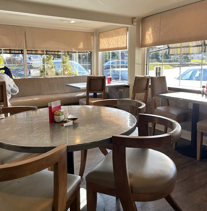 Bright, airy dining spaces where sunlight streams in, making even Monday mornings feel like weekend brunches.