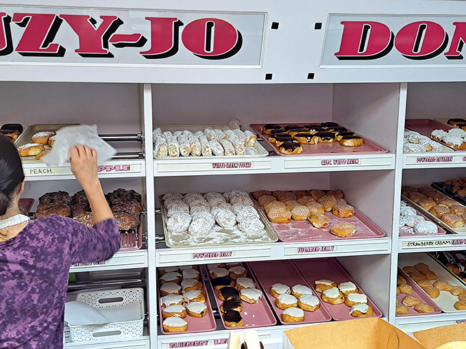 The display case &ndash; a museum of edible art where calories don't count and diet plans go to die happily.