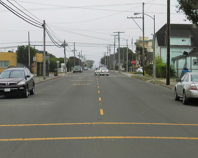 Fog-kissed streets in downtown Crescent City offer the quintessential Northern California experience &ndash; where carrying a light jacket is always wise.