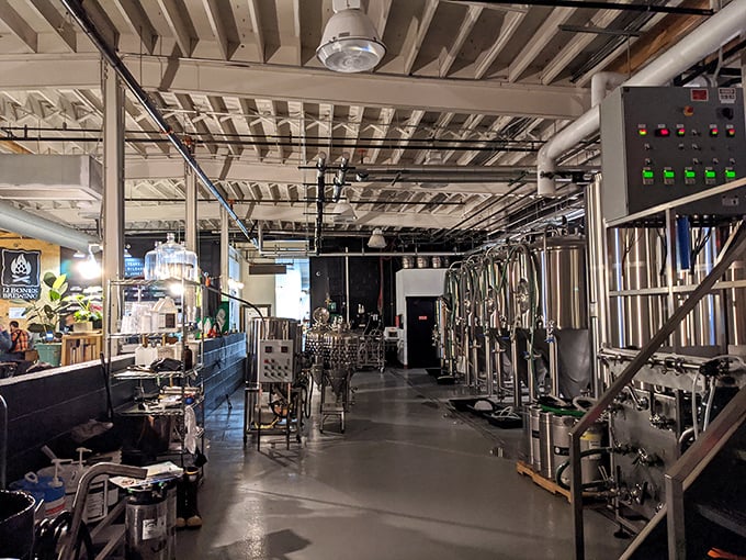 The science lab where barbecue magic gets its liquid sidekick. These tanks are working harder than your willpower when faced with a full rack.