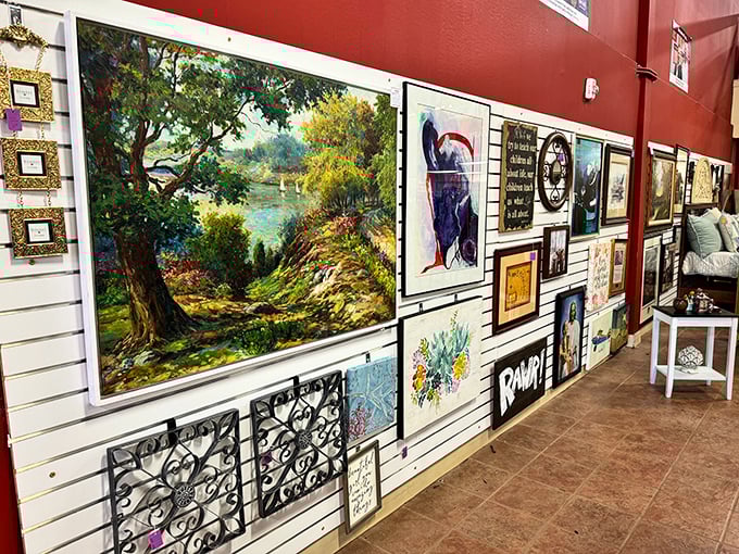 The art wall offers everything from serene landscapes to quirky conversation pieces—your blank walls are practically begging you to adopt one.