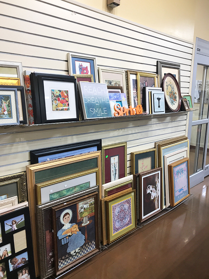 From quirky conversation pieces to genuine artistic finds, the frame section offers instant personality for bare walls.
