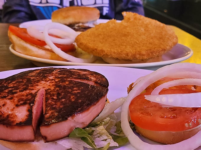 The humble fried bologna sandwich gets the respect it deserves here, elevated to cult status with thick-cut meat and a perfectly toasted bun.