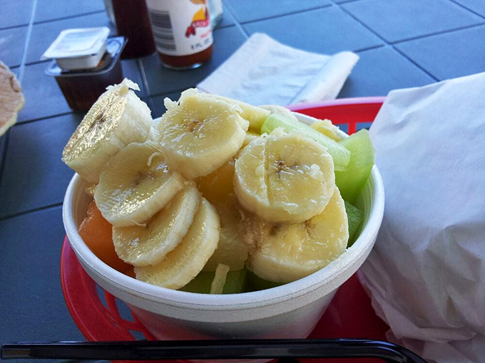 Fresh fruit that looks like it's auditioning for a still life painting&mdash;nature's candy providing a virtuous counterpoint to all those breakfast indulgences.