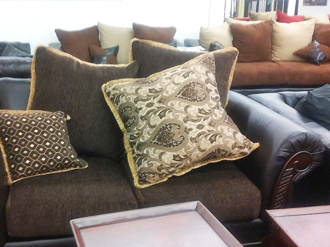 Furniture shopping becomes an exercise in imagination. These couches have stories to tell, and they're waiting for you to add the next chapter.