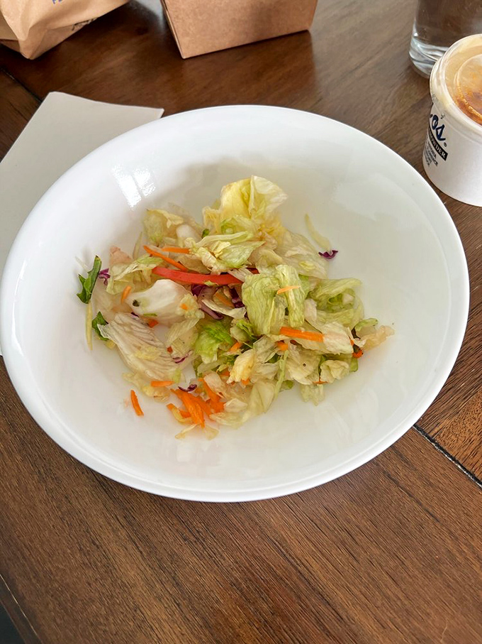 This isn't just a side salad&mdash;it's the supporting actor that deserves its own award. Fresh, crisp, and ready to balance all that chowdery richness.