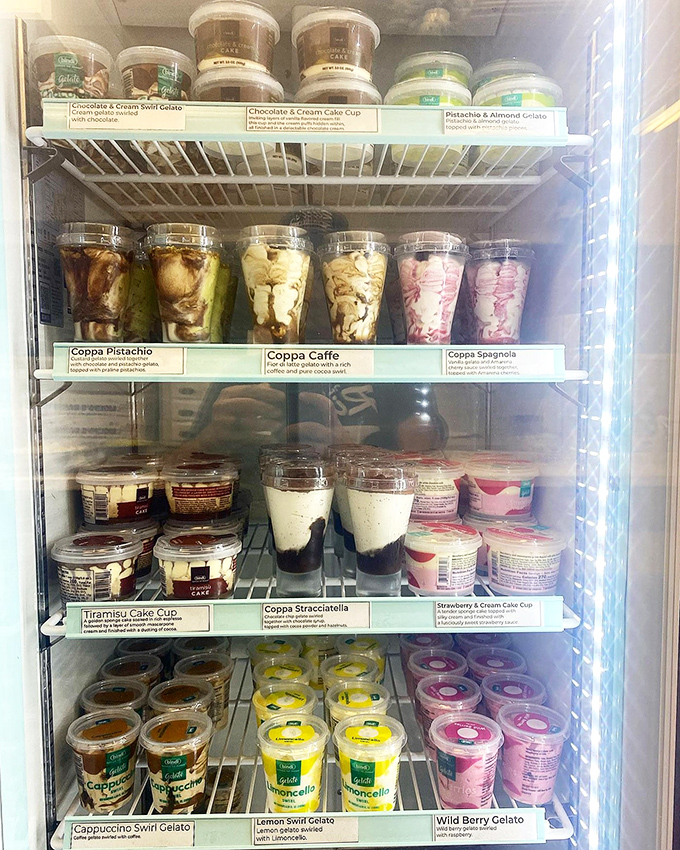 For those with a sweet tooth, the gelato case offers a taste of Italy after your sandwich journey&mdash;tiramisu cups calling your name.