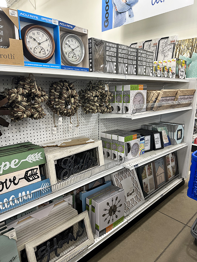 Home decor that spans every design trend from farmhouse chic to "what were they thinking?" Treasure hunting at its finest.