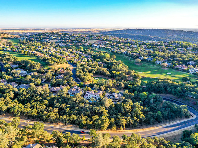 Placerville's residential areas blend seamlessly with nature, offering retirees spacious living with mountain views that coastal residents can only dream about.