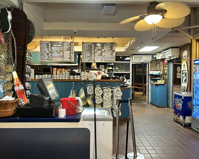 Weathered walls hold decades of stories &ndash; every scuff mark represents satisfied customers who discovered something special here.