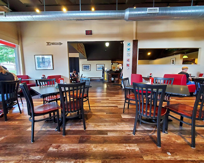 The dining room's unpretentious charm creates the perfect backdrop for serious eating&mdash;where the focus stays squarely on the food where it belongs.