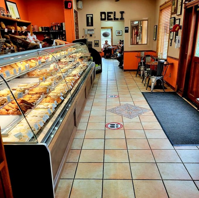The display case stretches like a runway of carbs, each pastry more photogenic than the last&mdash;the supermodels of the baking world.